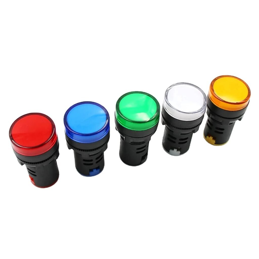 Green Led Indicator Lamp 220Vac, 22mm | Flux Electronix