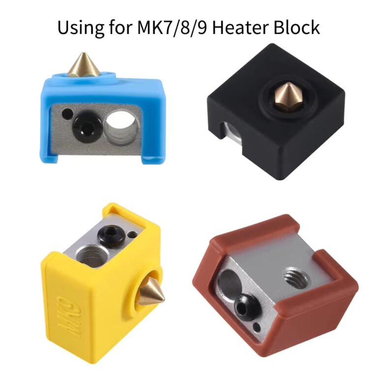 MK8 Heat Block Silicone Sock - Yellow | Flux Electronix