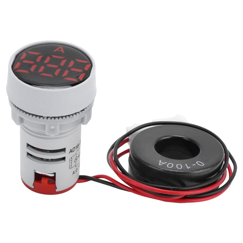 Round Voltage Indicator - 22mm - Red | Flux Electronix