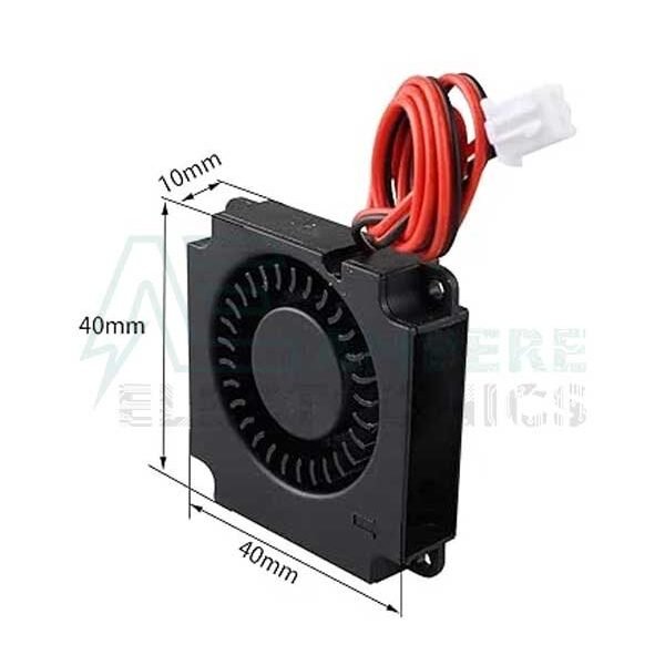 4010 Blower Turbo Fan 12Vdc, 40x40x10mm | Flux Electronix