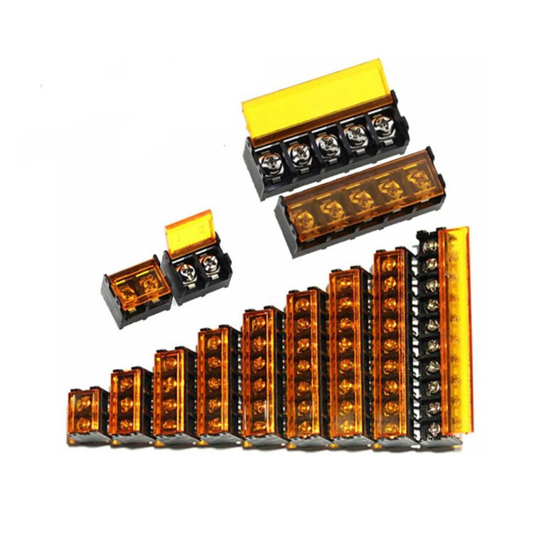 10Pin Barrier Terminal Block With Cover | Flux Electronix