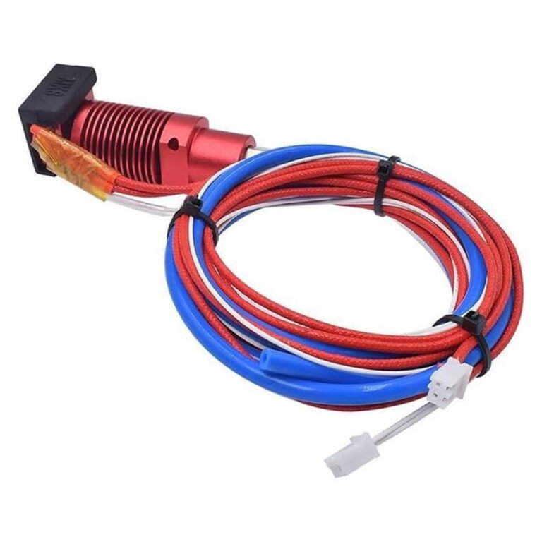 CR-10S PRO Extruder Hotend Kit Round Red 24V | Flux Electronix