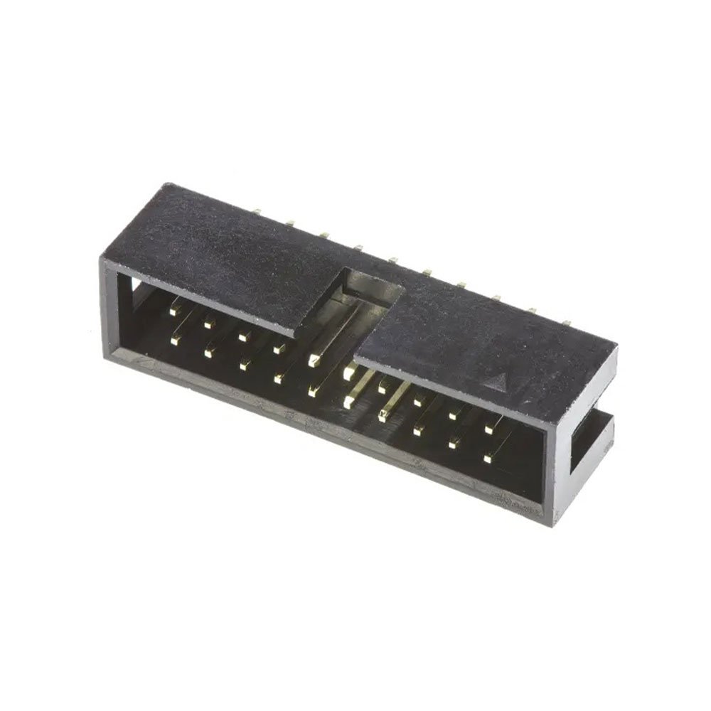 DC3-20P Male IDC Connector Polarized, Straight | Flux Electronix
