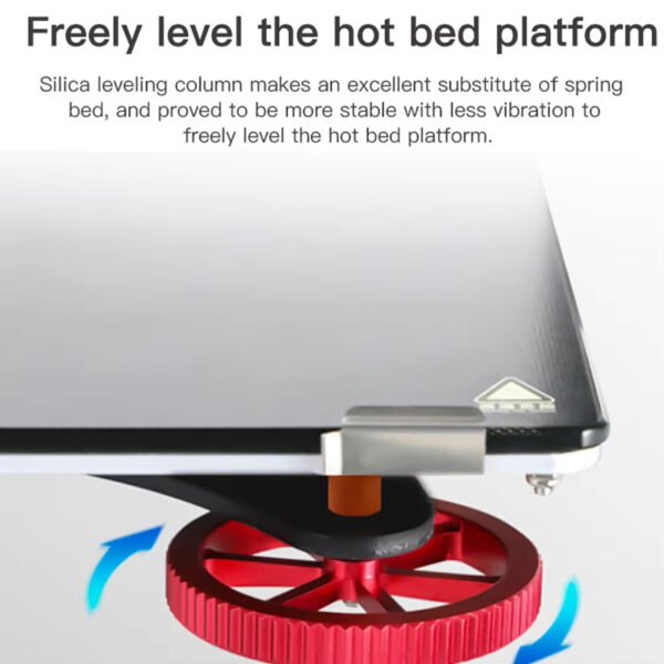 M4 Hand Twist Bed Leveling Nut, Aluminum, 1 Pcs | Flux Electronix