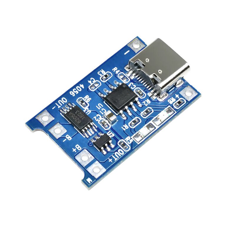 TP4056 Battery Charger Module With Protection Type C USB | Flux Electronix