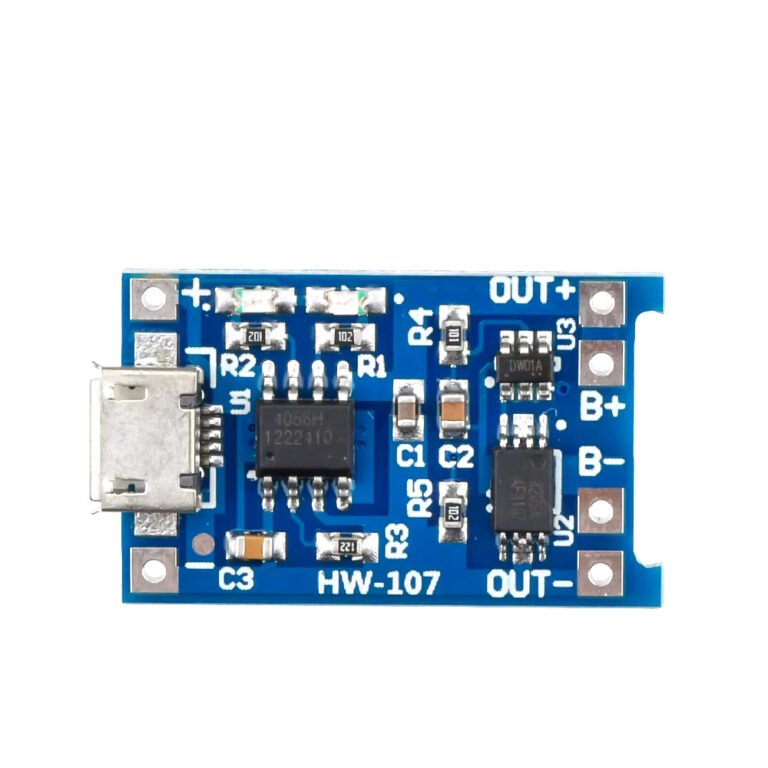 TP4056 Battery Charger Module With Protection Type C USB | Flux Electronix