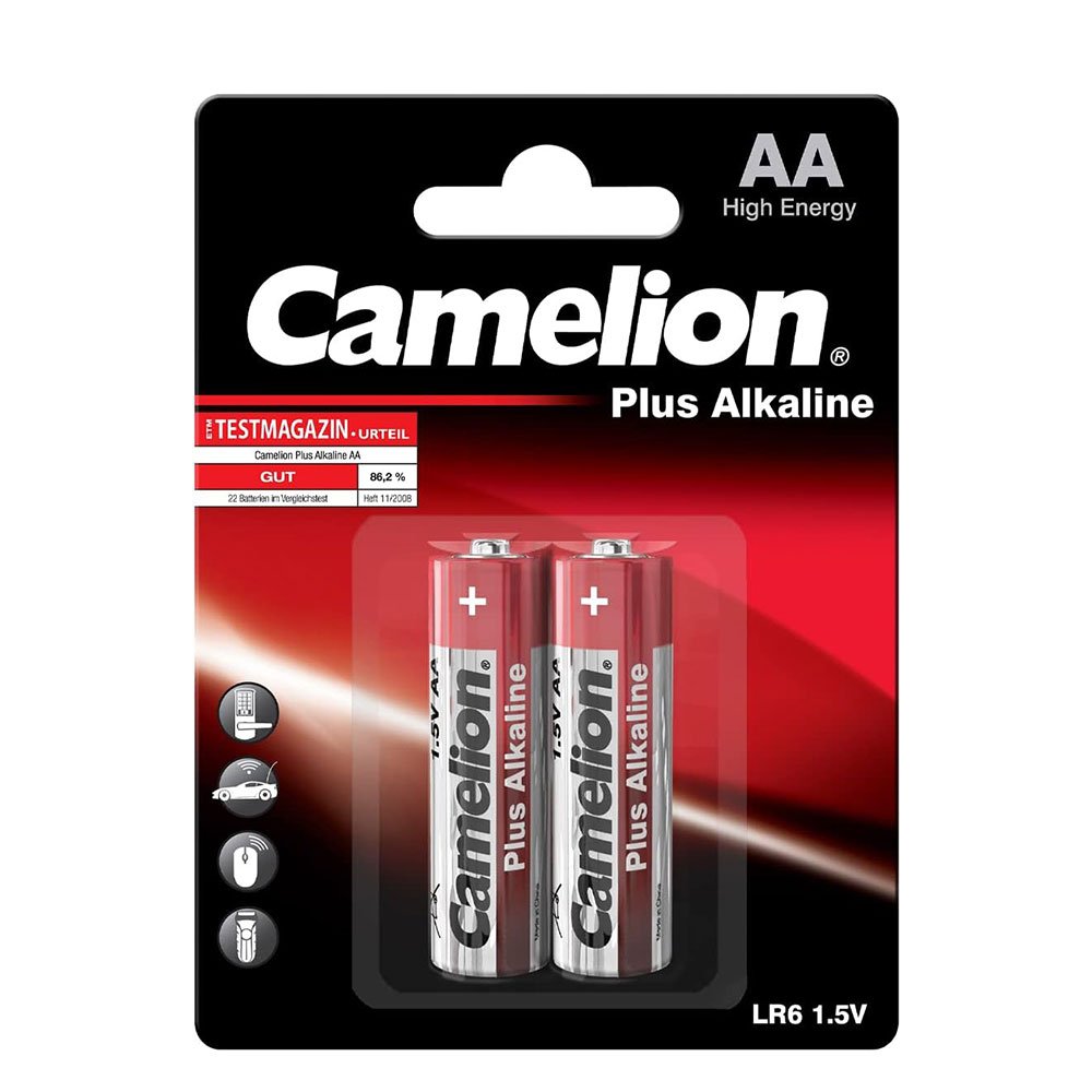 Camelion Plus Alkaline Power AA Battery - Pack Of 2 | Flux Electronix
