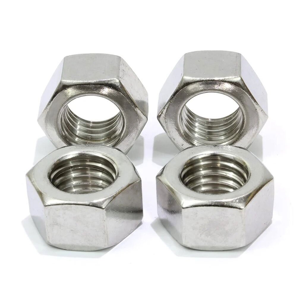 M6 Galvanized Steel Hex Nut - Pack Of 10 | Flux Electronix