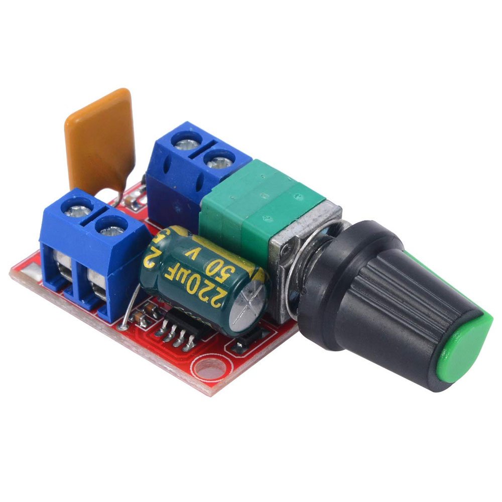PWM Motor Speed Controller, 3-35Vdc, 5A, 90W | Flux Electronix