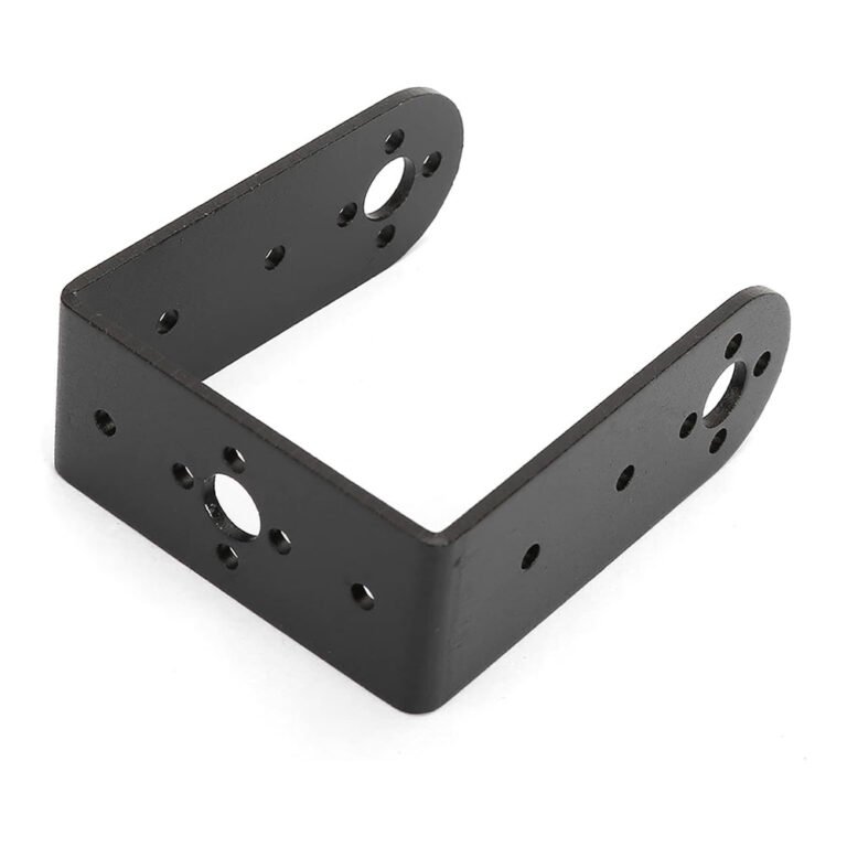 2DOF Short Pan And Tilt Servos Bracket Kit, Aluminum | Flux Electronix