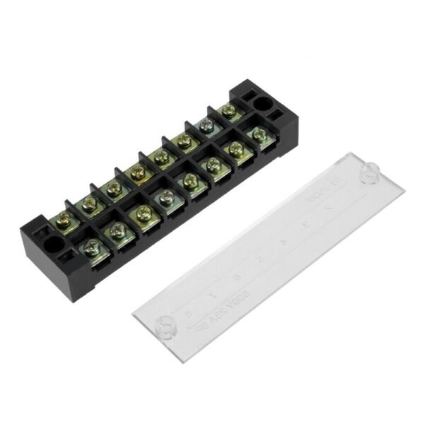 TB-2508 Fixed Barrier Terminal Block (25A-600V) 8pin | Flux Electronix