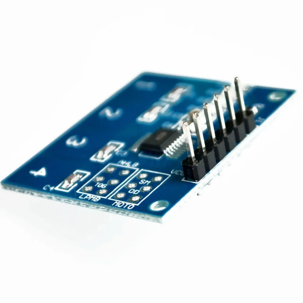TTP224 - 4 Digital Capacitive Touch Sensor Switch Module | Flux Electronix