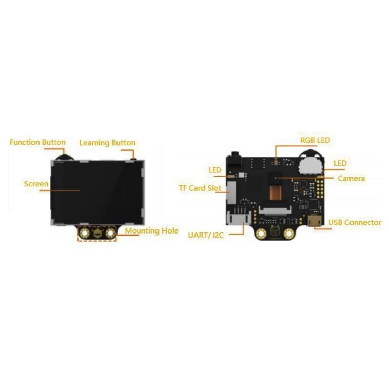 HUSKYLENS - AI Machine Vision Sensor, With Silicone case, Open-Box ...