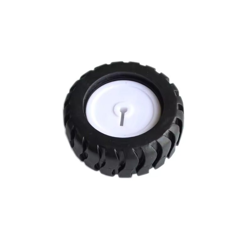 43mm Rubber Wheel for N20 Geared Motor | Flux Electronix